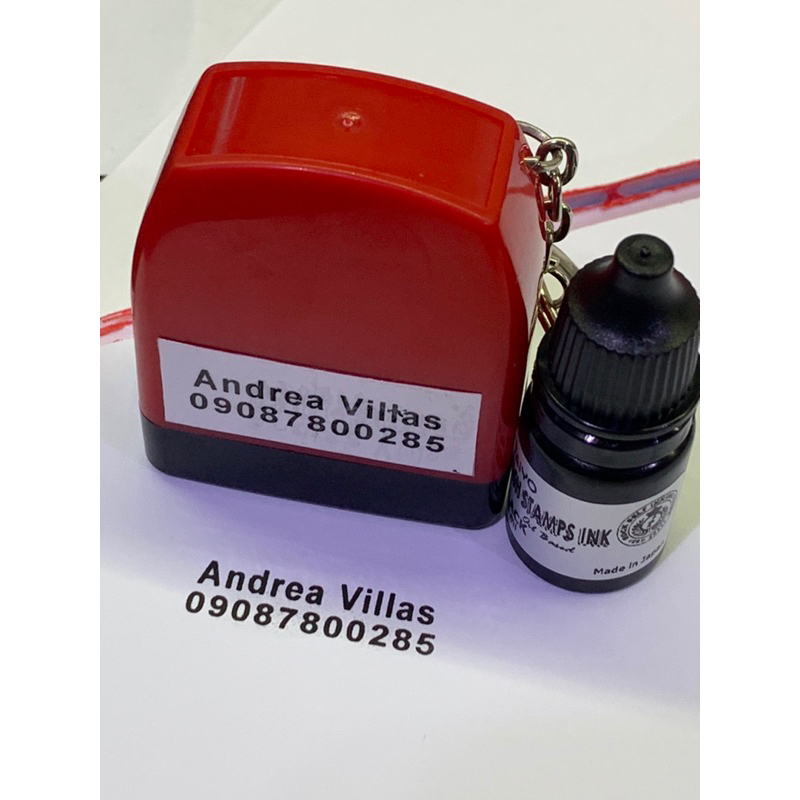 WITH INK HA 1333 BIG PASTEL PERSONALIZED STAMP | Shopee Philippines