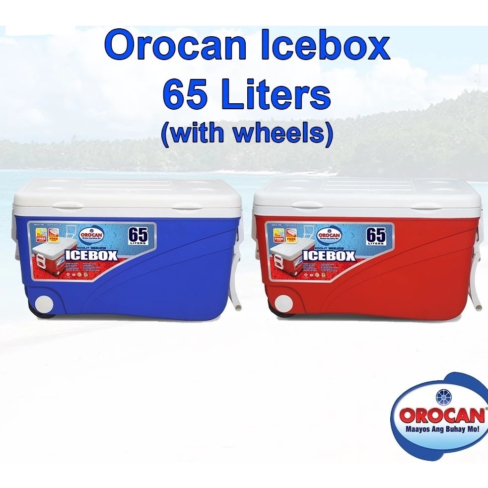 65 LITERS ICE BOX OROCAN INSULATED- (77cm L x 47cm W x 42cm ) | Shopee ...