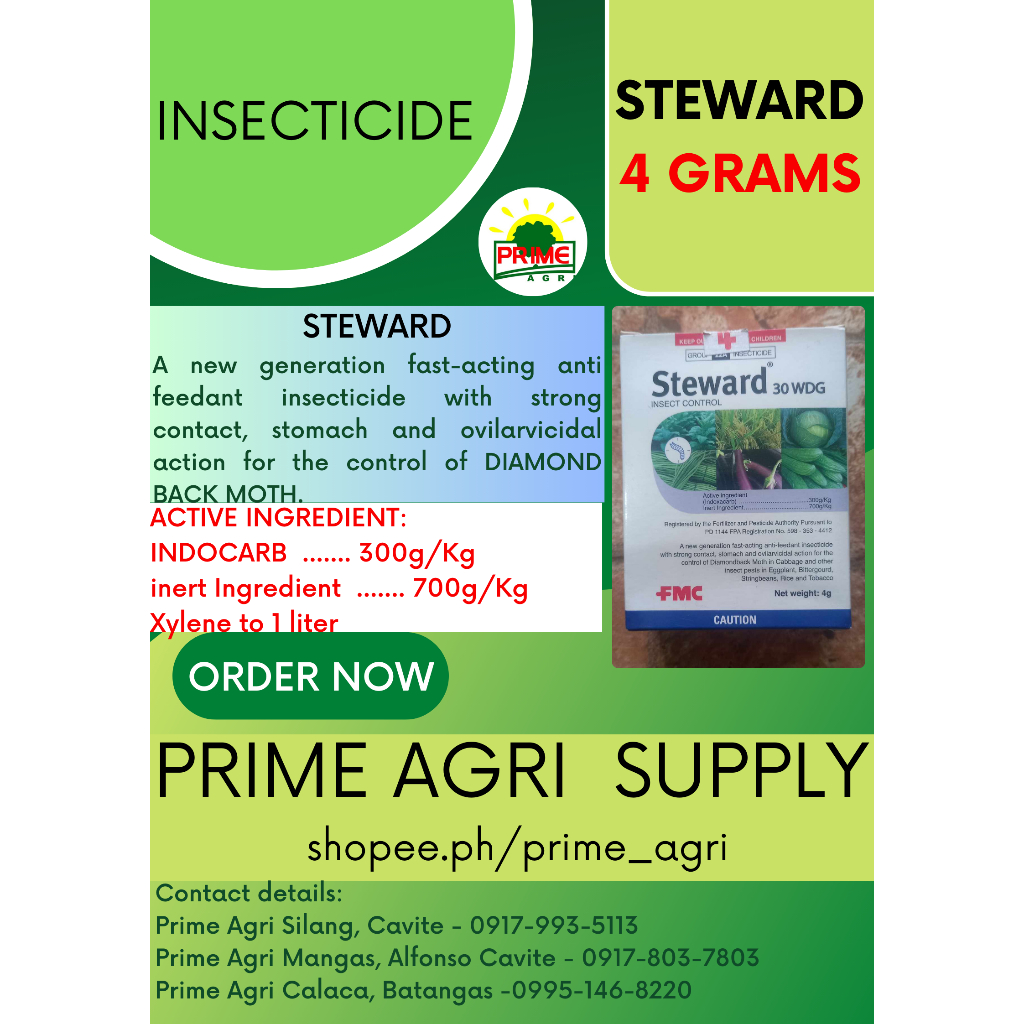 STEWARD 30 WDG - INSECTICIDE | Shopee Philippines