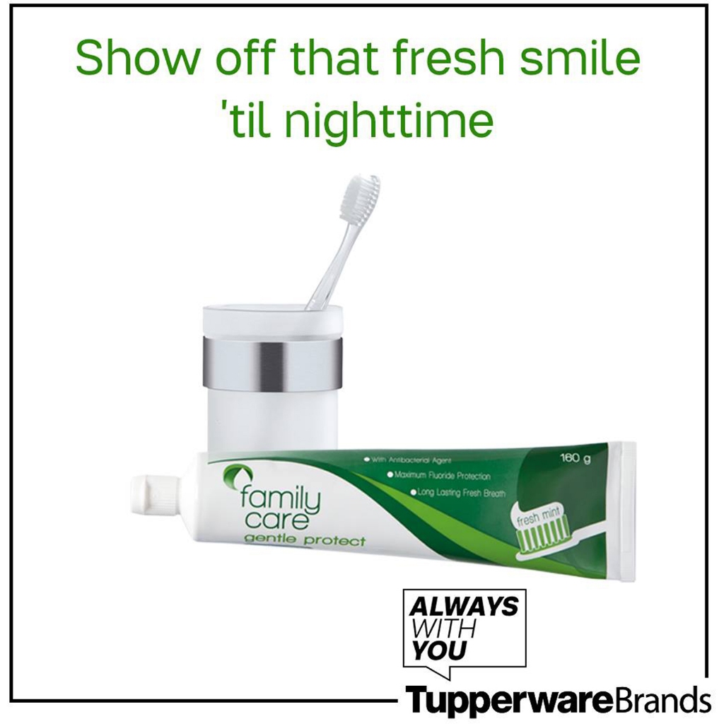 Tupperware Brands 160g Family Care Gentle Protect Toothpaste Fresh Mint ...