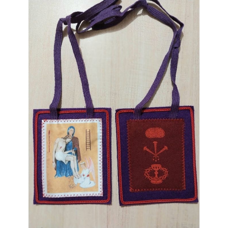 Purple Scapular of Blessing and Protection | Shopee Philippines