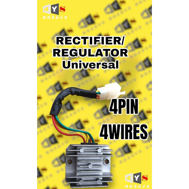 RECTIFIER REGULATOR 4PIN 4WIRES | Shopee Philippines