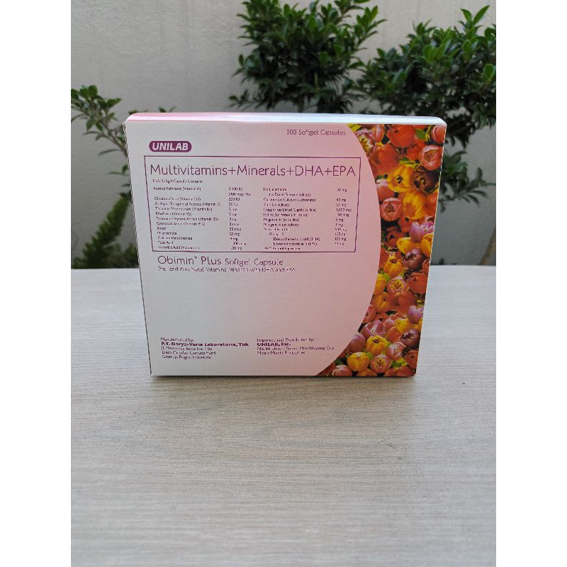 Obimin Plus Softgel capsule(sold by 10 pcs) | Shopee Philippines