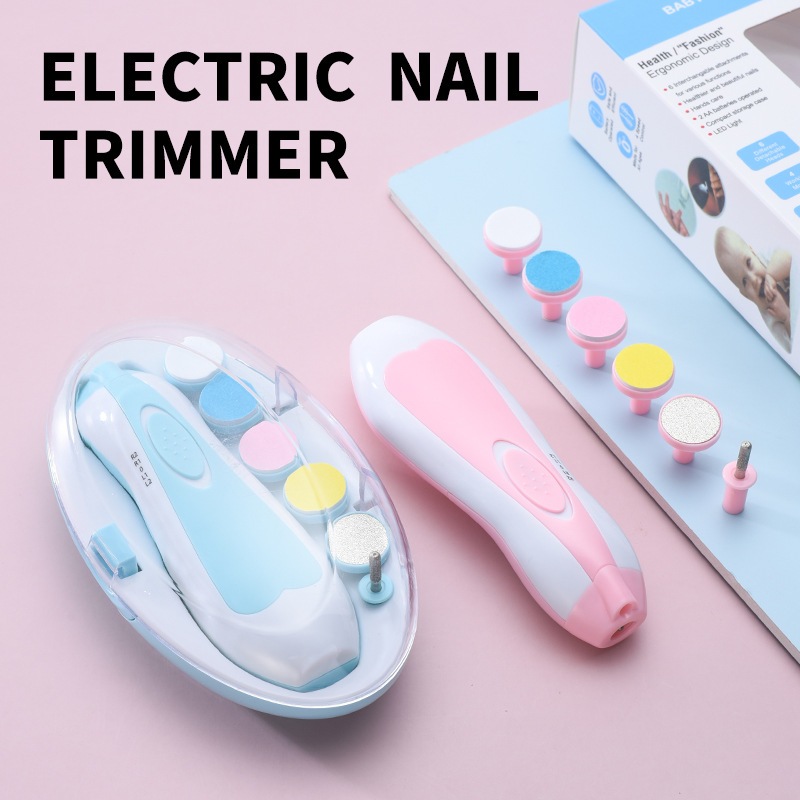 Newborn Anti-Pinch Nail Clipper Children's Electric Nail Clipper Set ...