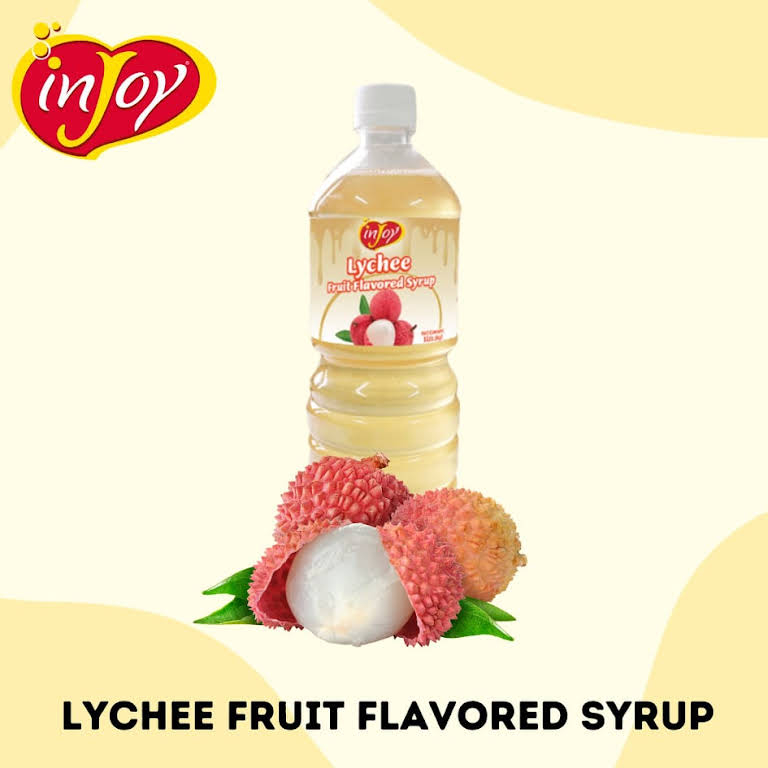 INJOY LYCHEE FRUIT FLAVORED SYRUP (1L) | Shopee Philippines
