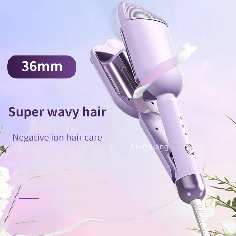 Hair Curler Mermaid Curler Cat-Paw Hair Waver 36mm Anti-Scald Negative ...