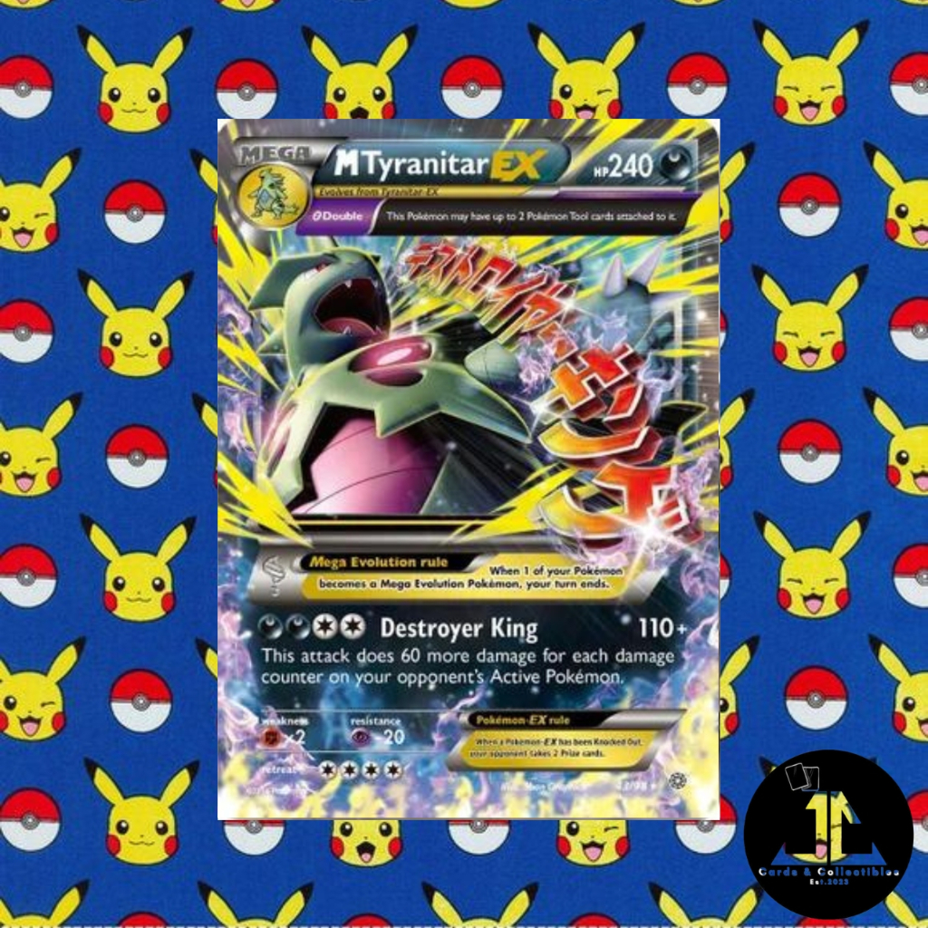 Pokemon Card Game M Tyranitar EX - 43/98 - Ultra Rare XY: Ancient ...