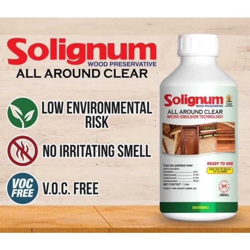 Solignum All Around Clear Paintable Wood Preservatives Anti Termite ...