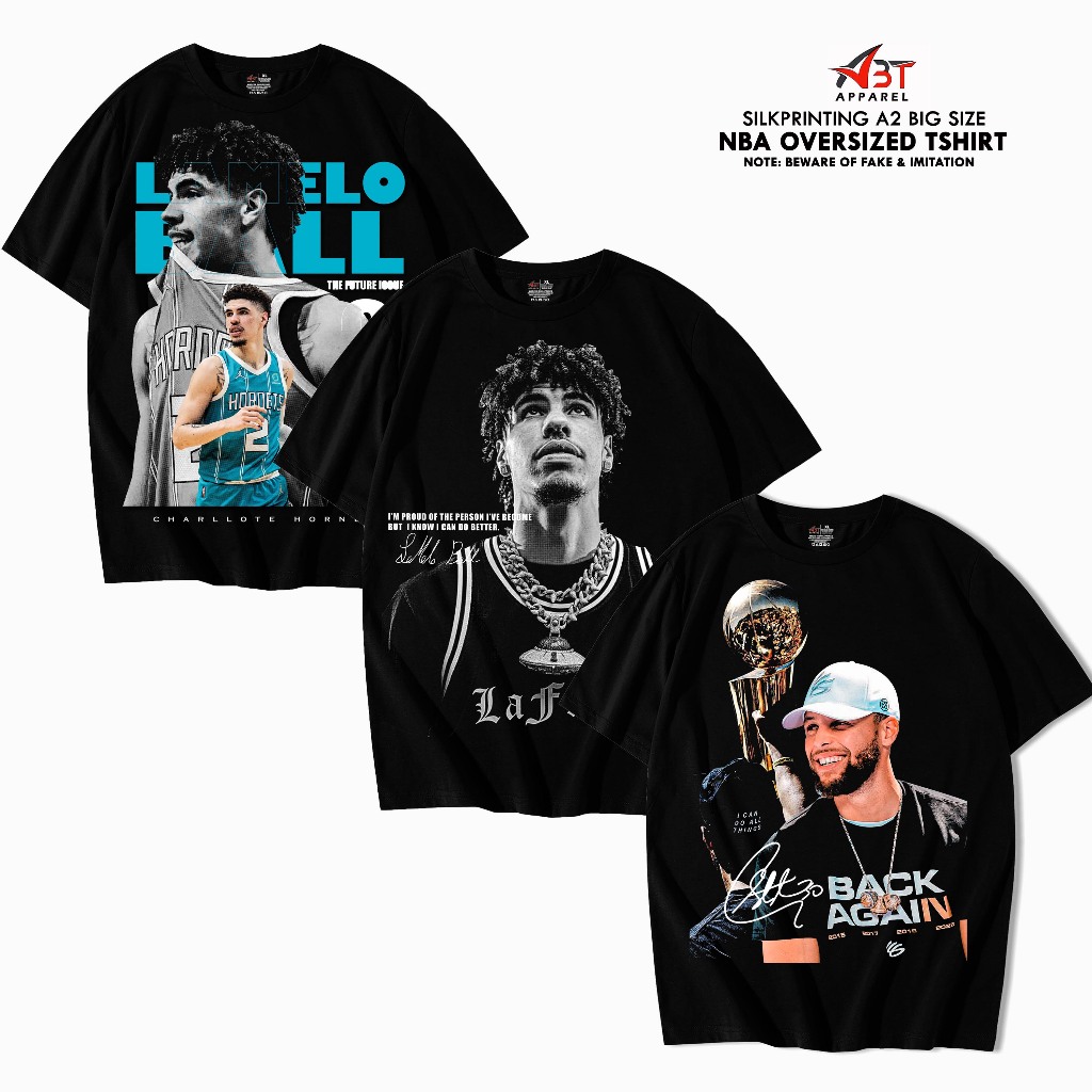 ABT Oversized Shirts NBA Bootleg Unisex | Shopee Philippines