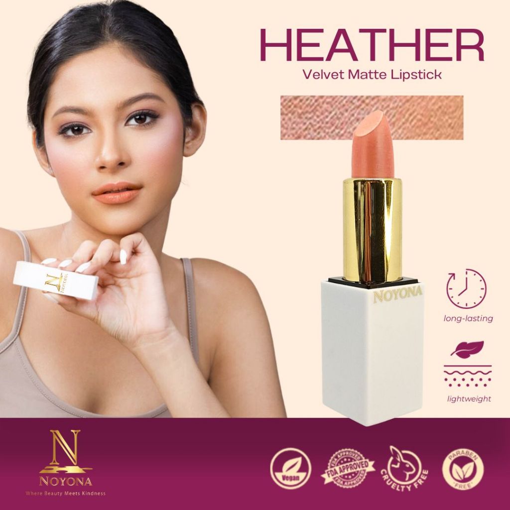 Velvet Matte Lipstick (Heather) | Shopee Philippines