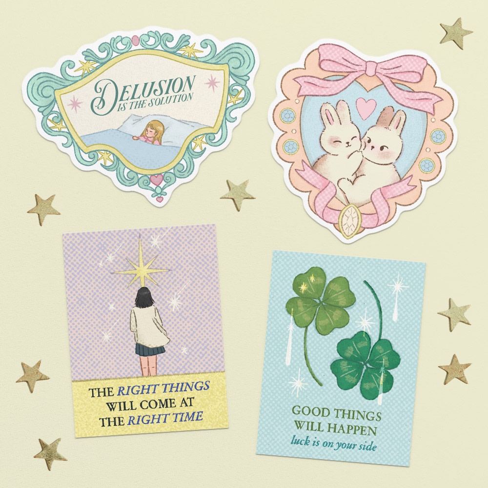 Dream Tales Solo Stickers Waterproof Vinyl Glitter Laminated | Louise ...