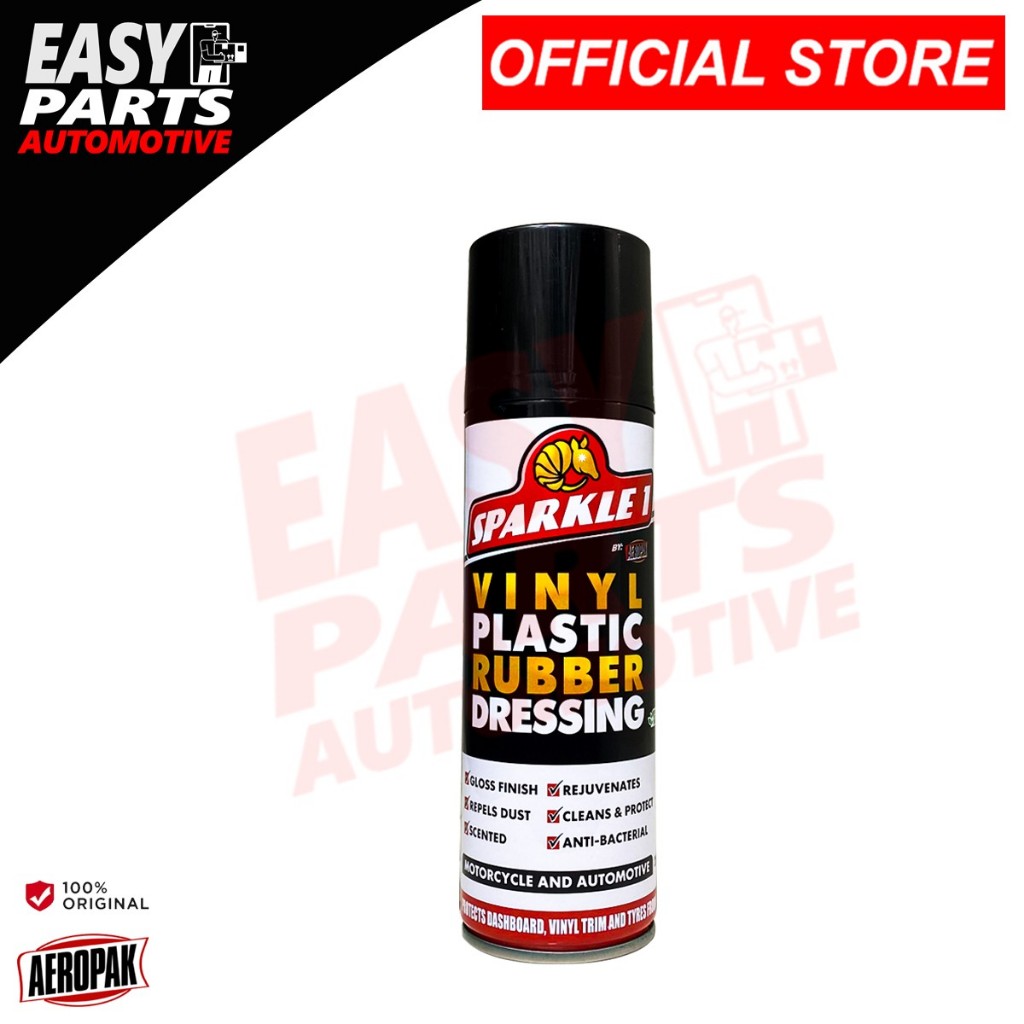Aeropak Sparkle 1 Vinyl, Plastic, Rubber Dressing 250ml | Shopee ...