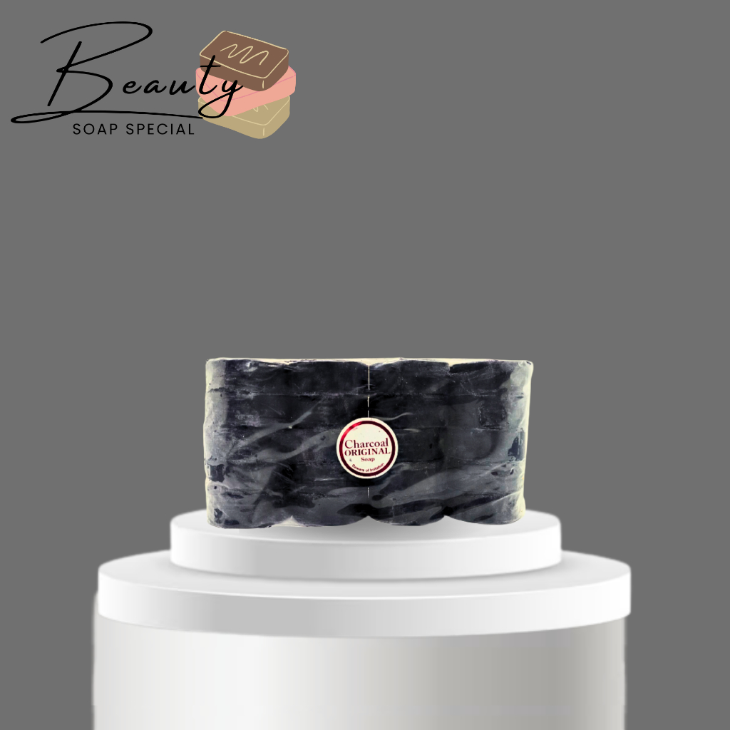 Charcoal Soap Whitening Original For Men Face Acne Women Round Soap ...