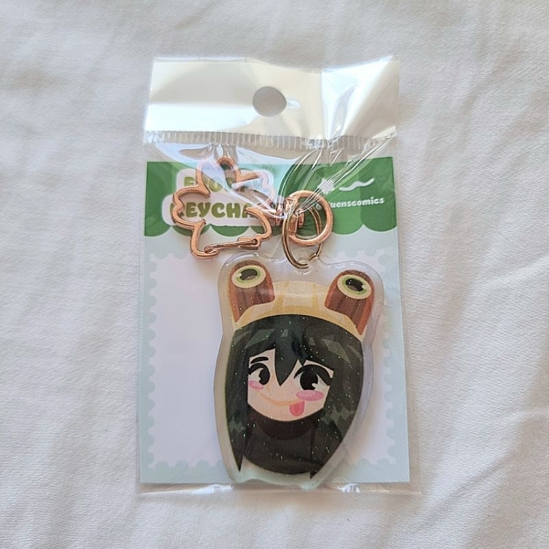 BNHA Uraraka Froppy Glitter Epoxy Keychain MHA My Hero Academia Boku no ...