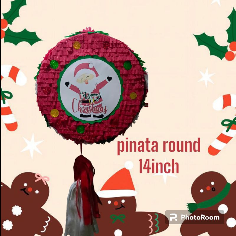 christmas piñata round 14inch | Shopee Philippines