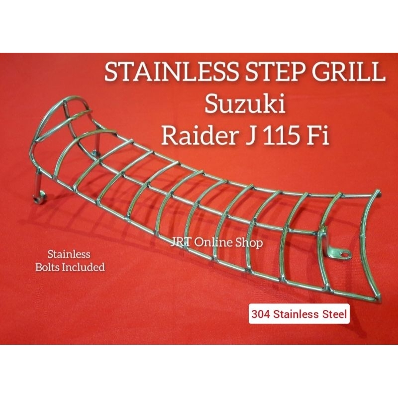 Stainless Step Grill for Suzuki Raider J 115 Fi | Shopee Philippines