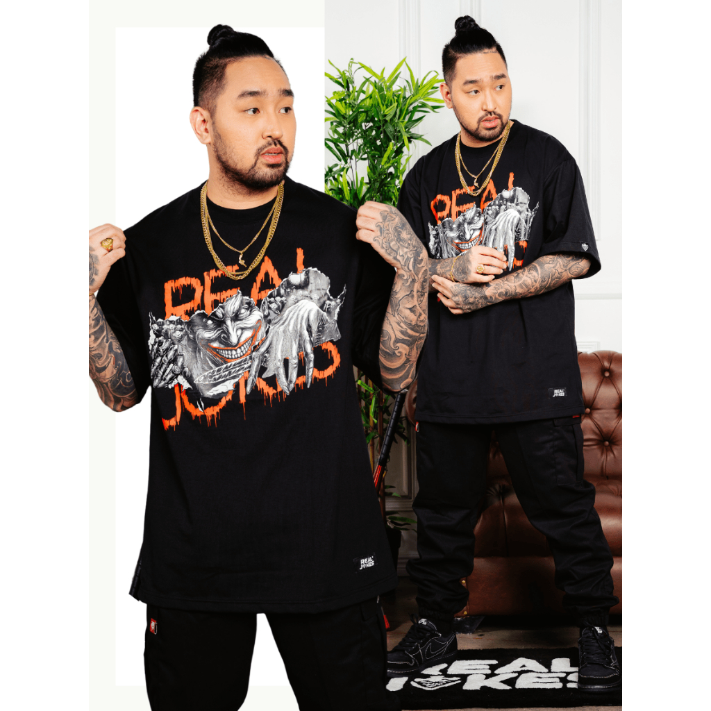 Real Jokes Clothing Who's There Black | Shopee Philippines