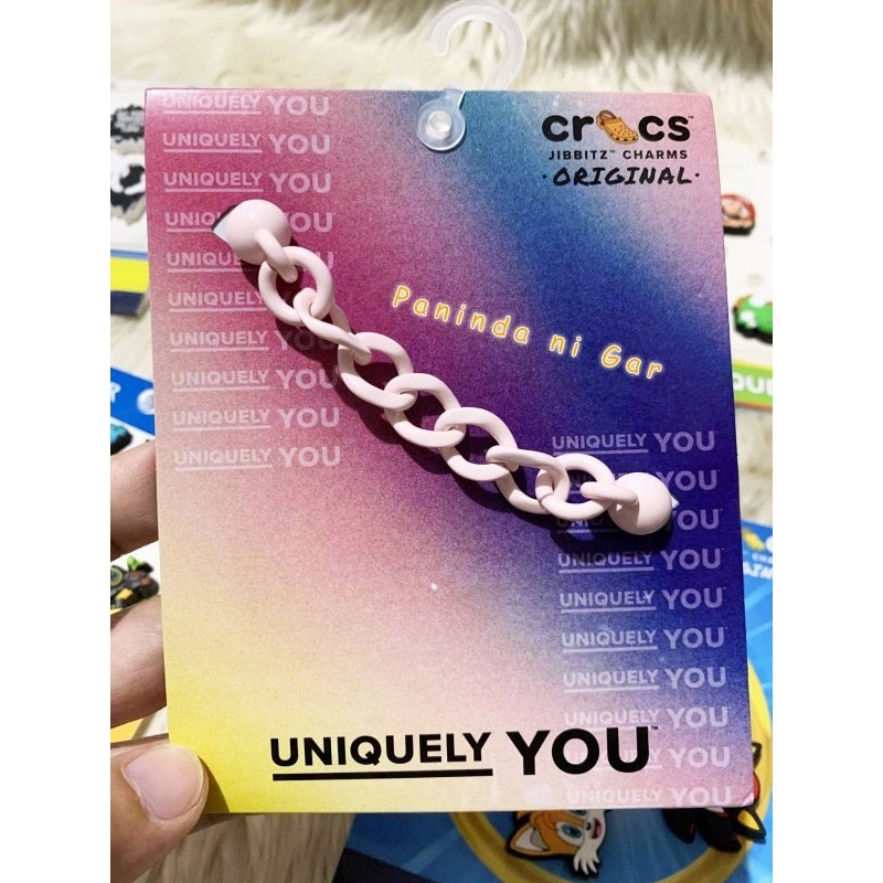 Crocs Pink Thick Chain | Shopee Philippines