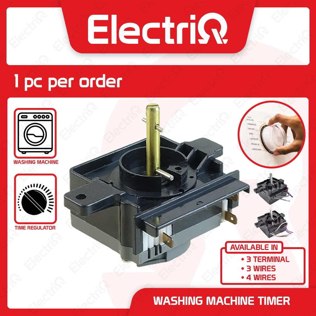 Electriq Timer 3 Terminal / 3 Wire / 4 Wire Washing Machine Spare Parts ...