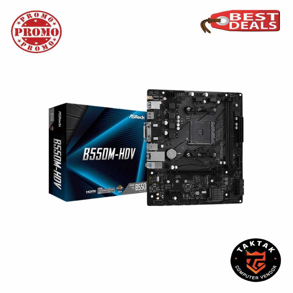 ASRock B550M - HDV Motherboard | Shopee Philippines