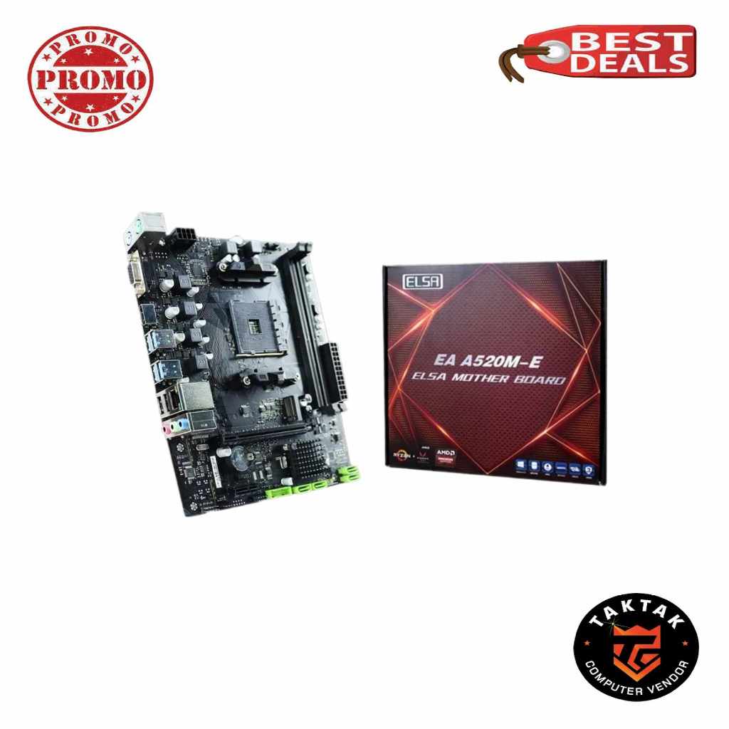 ELSA EA A520M-E Motherboard | Shopee Philippines