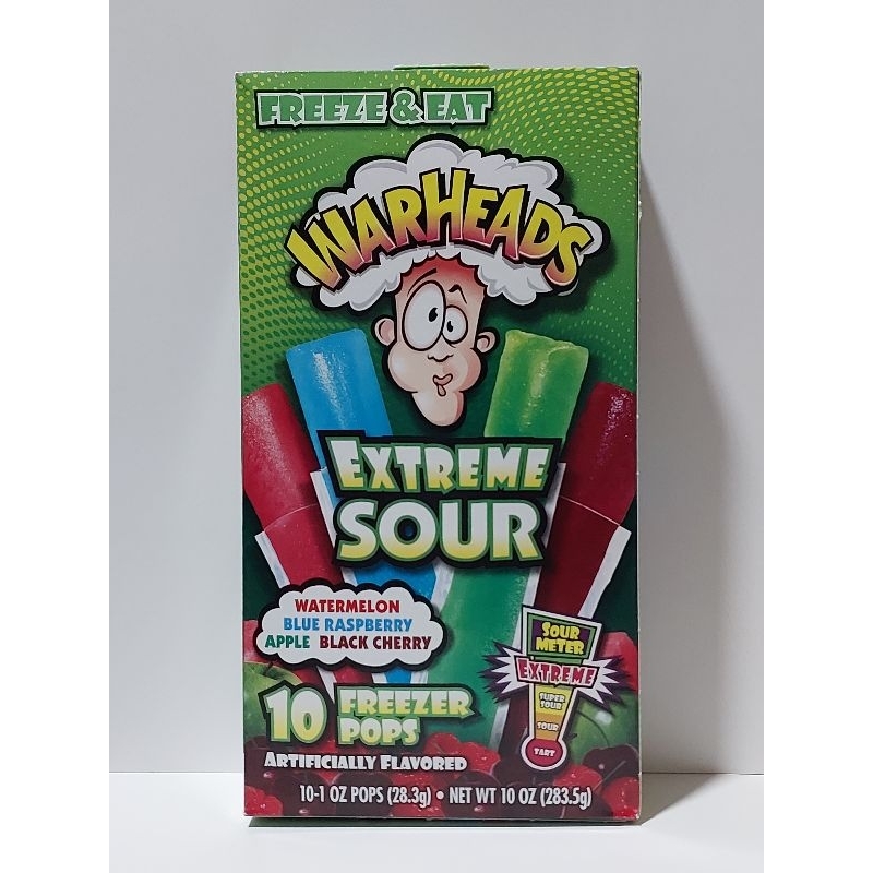 WarHeads Extreme Sour Freezer Pops 283g | Shopee Philippines