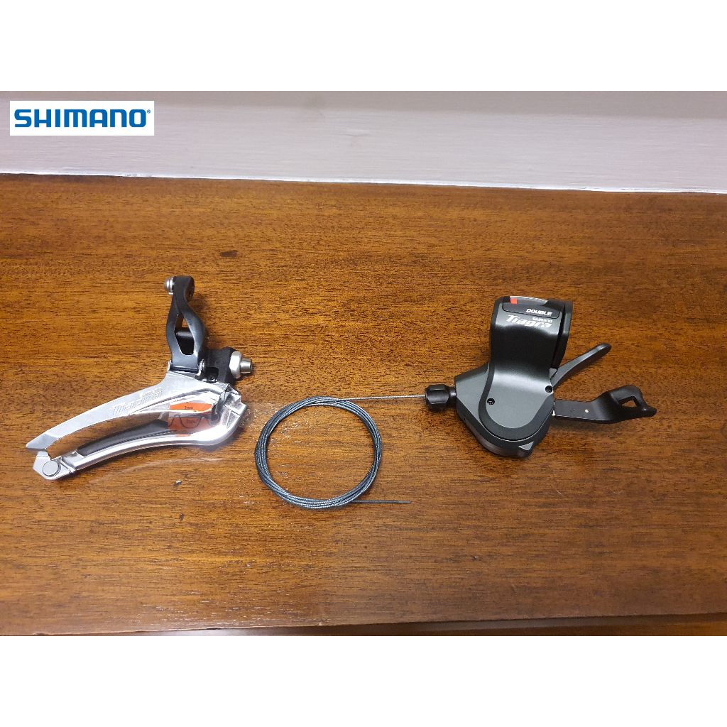 SHIMANO Tiagra 4700 FD-4700-F Braze-on Front derailleur SL-4700-L Left ...