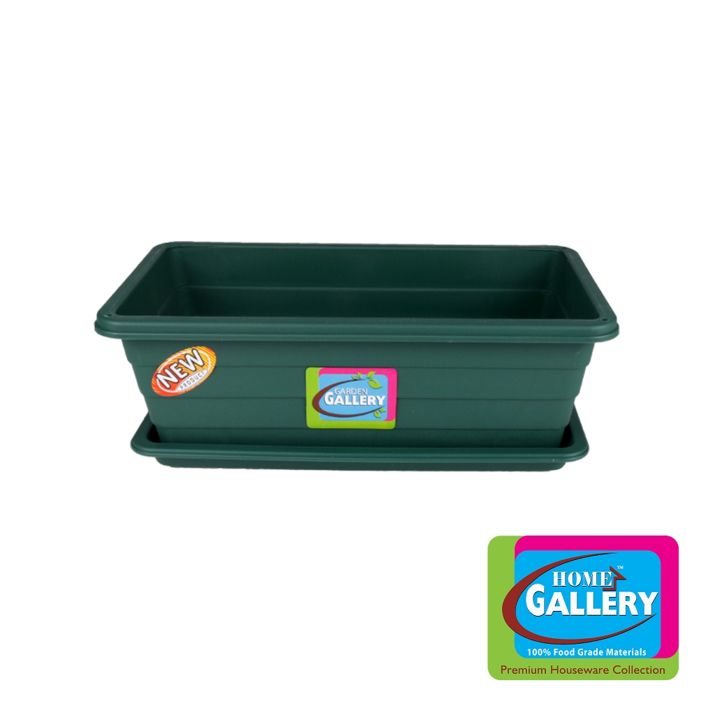 Home Gallery Rectangular Window Flower Planter Pot Small, Removable ...