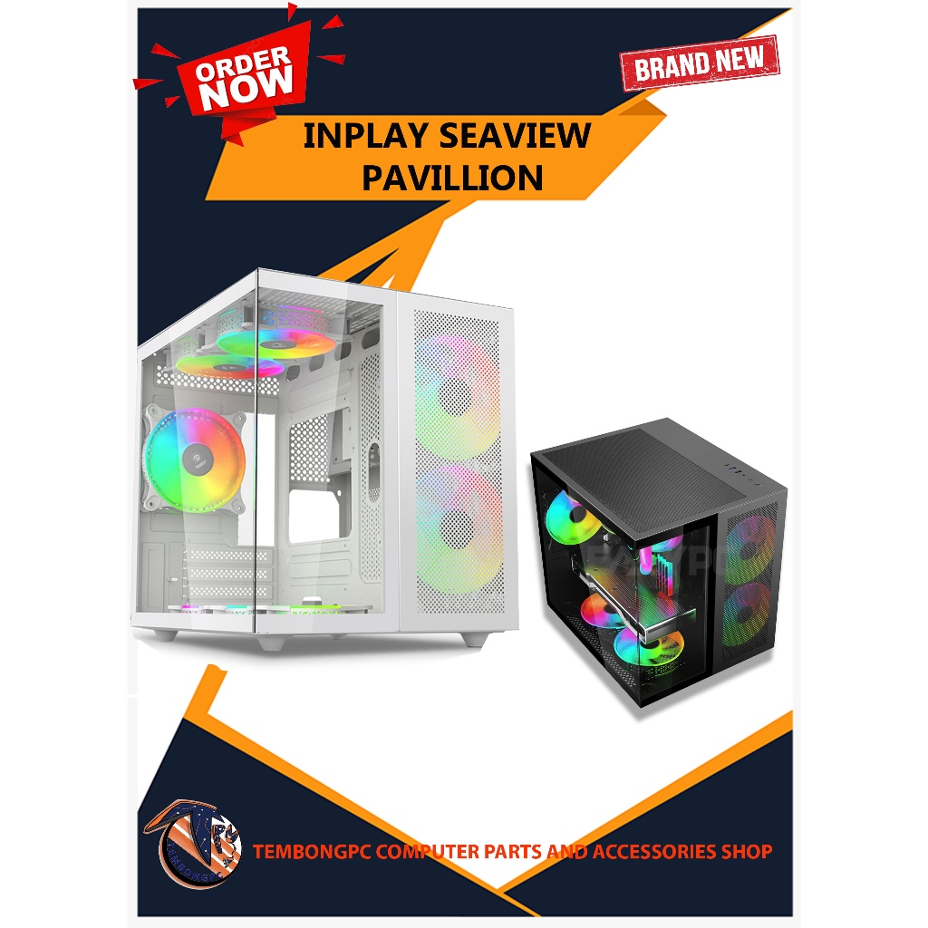 Inplay Seaview Pavillion Gaming case Matx Mitx | Shopee Philippines