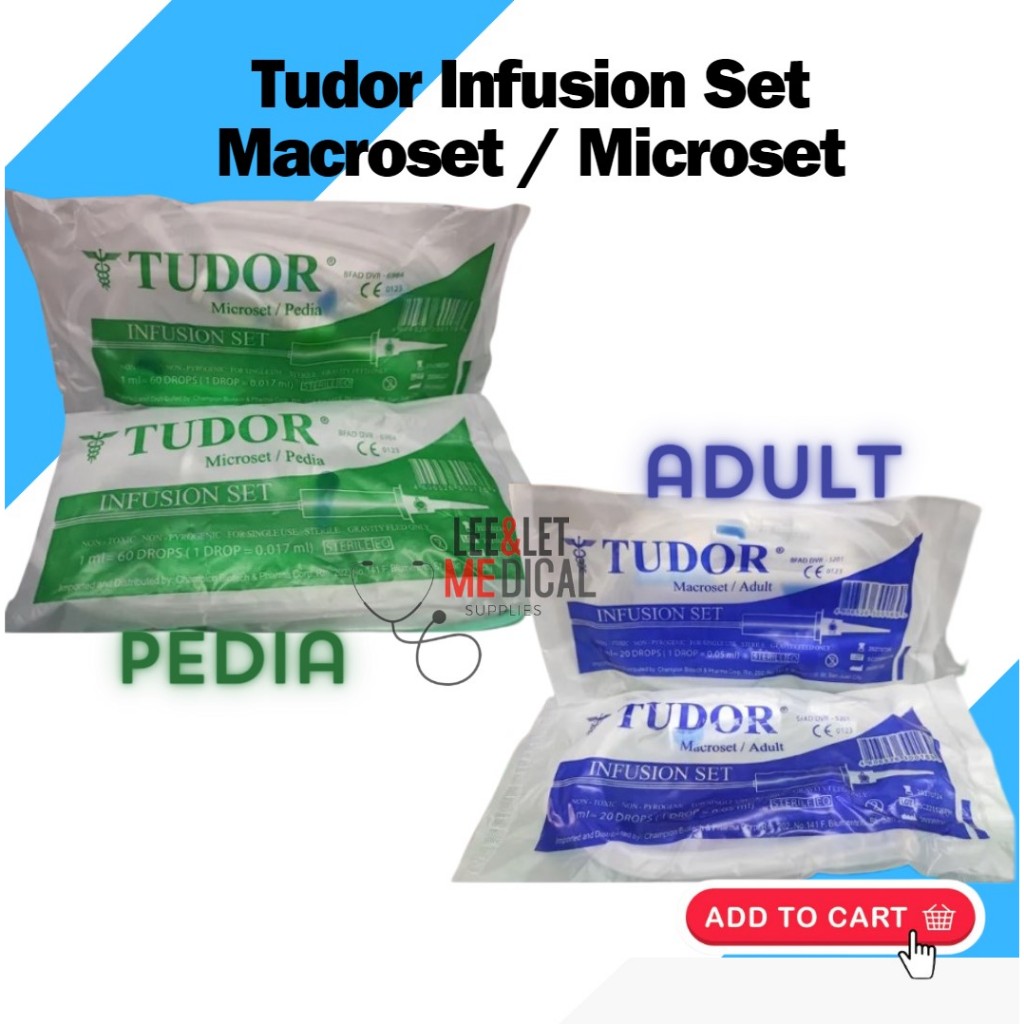 (L&L-J) Tudor Infusion Set Macroset Microset | Shopee Philippines