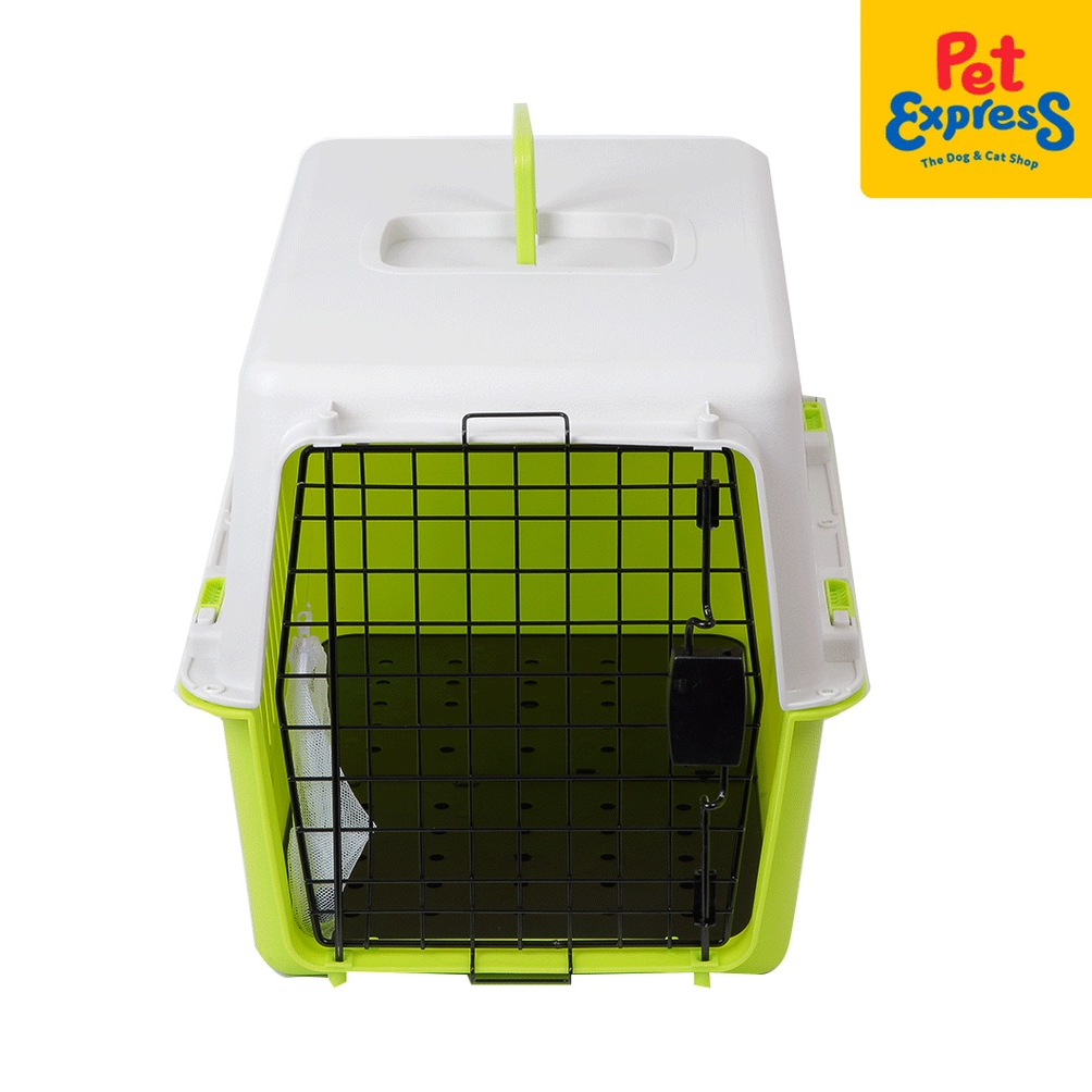 Kennel Pro Pet Carrier Medium Green KN307 61x40x39cm | Shopee Philippines