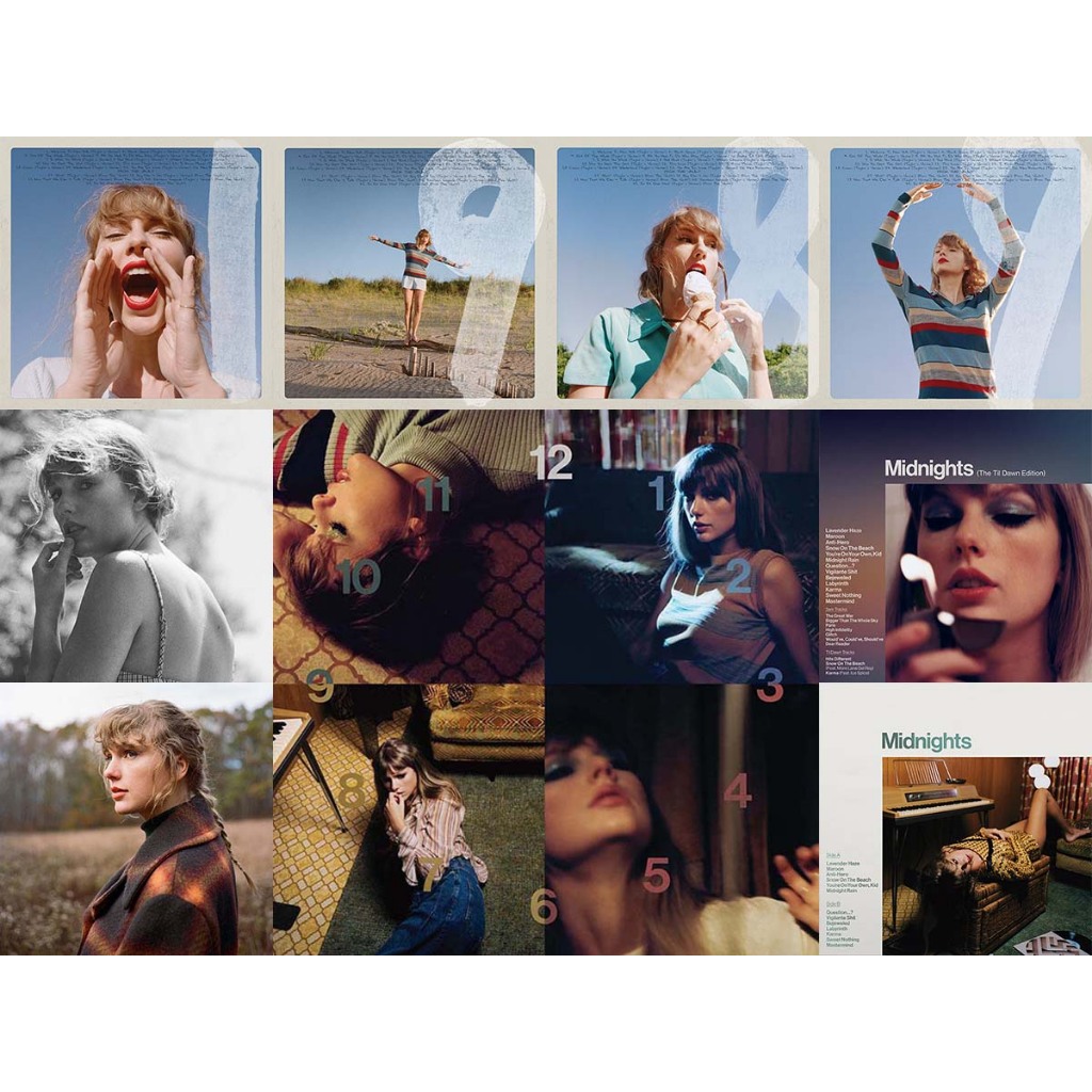 Taylor Swift Alternate Album Covers [Vinyl-Style UV Print Sintra Board ...