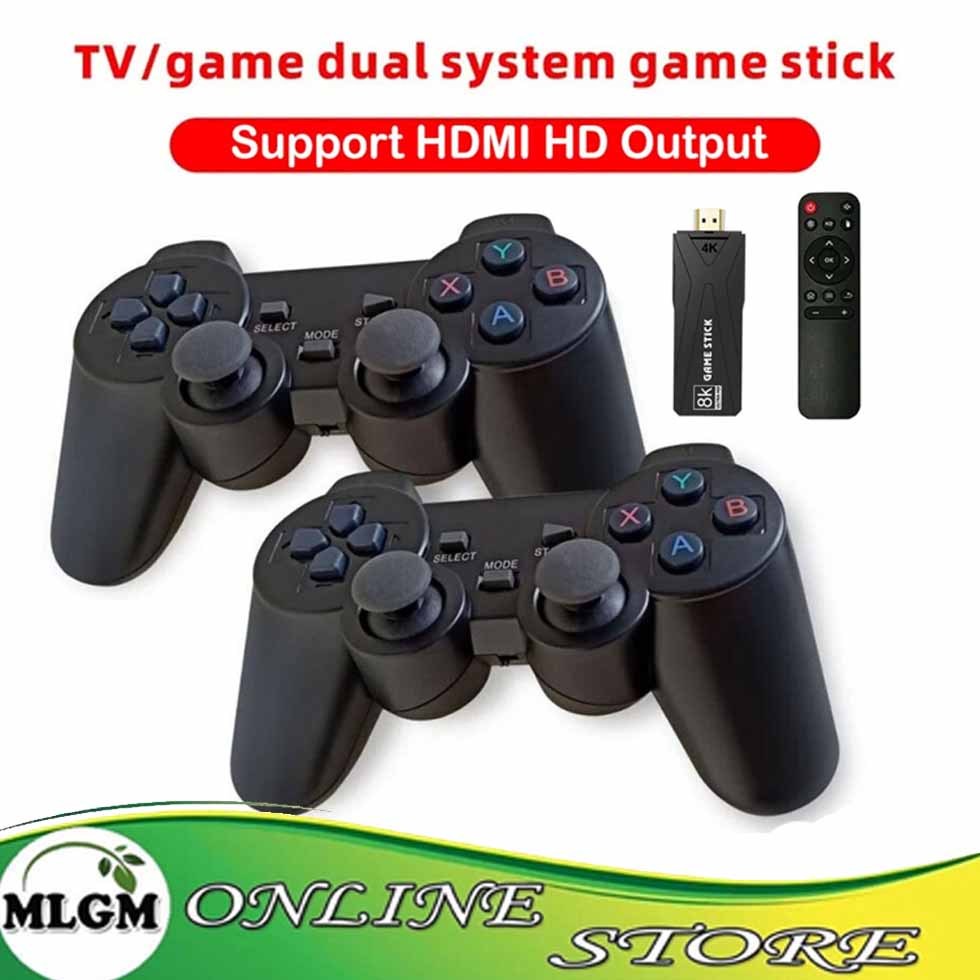 Game Box 8K Ultra HD Set-Top Box Android TV+Dual System Game Stick with ...
