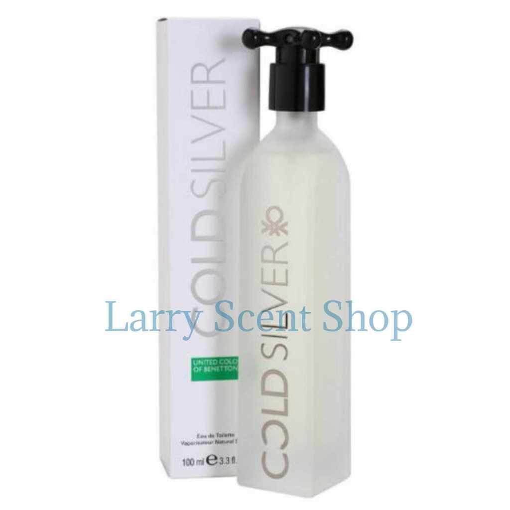 Cold Silver by Benetton 100ml EDT for Men | Shopee Philippines