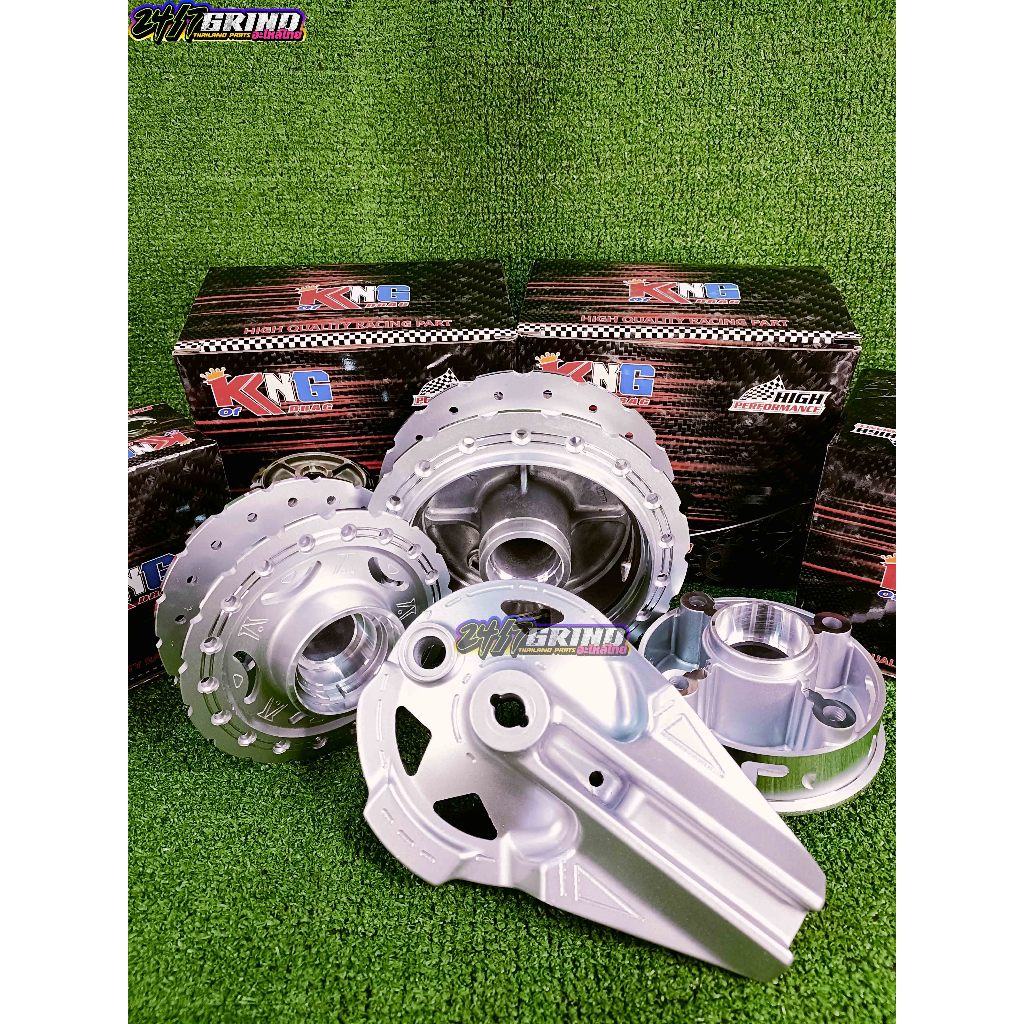 KING OF DRAG LIGHTEN HUB SET GEAR TYPE RAIDER 150 / RS 150 / XRM ...