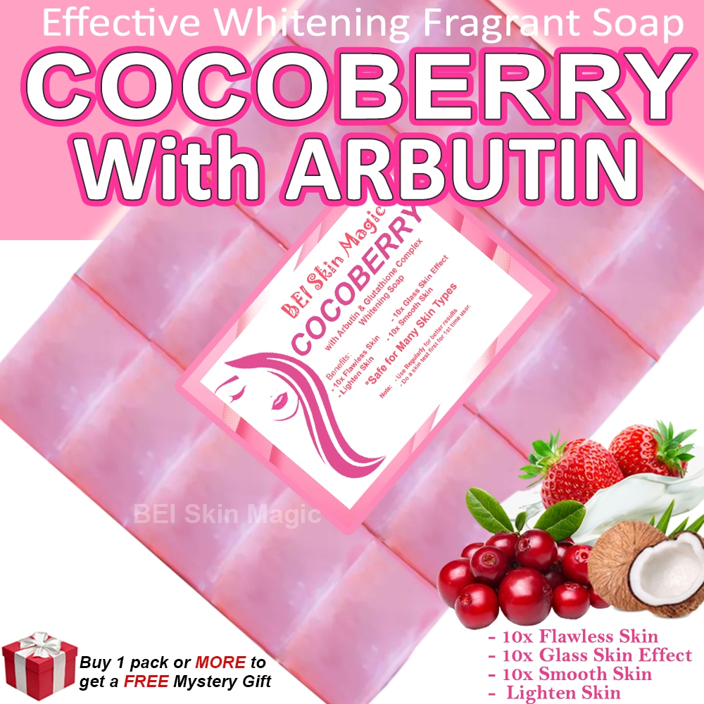 Cocoberry with Arbutin Anti Aging Whitening Soap by BEI Skin Magic ...