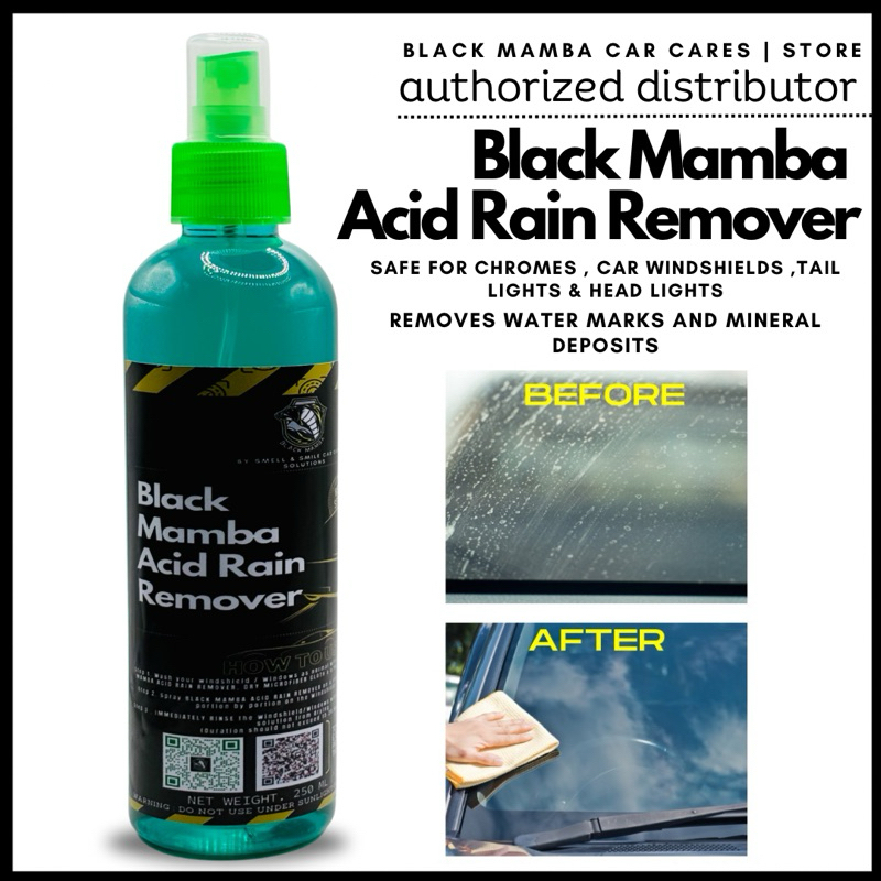 Acid Rain Remover For Car Black Mamba Acid Rain & Glass Stain Remover ...
