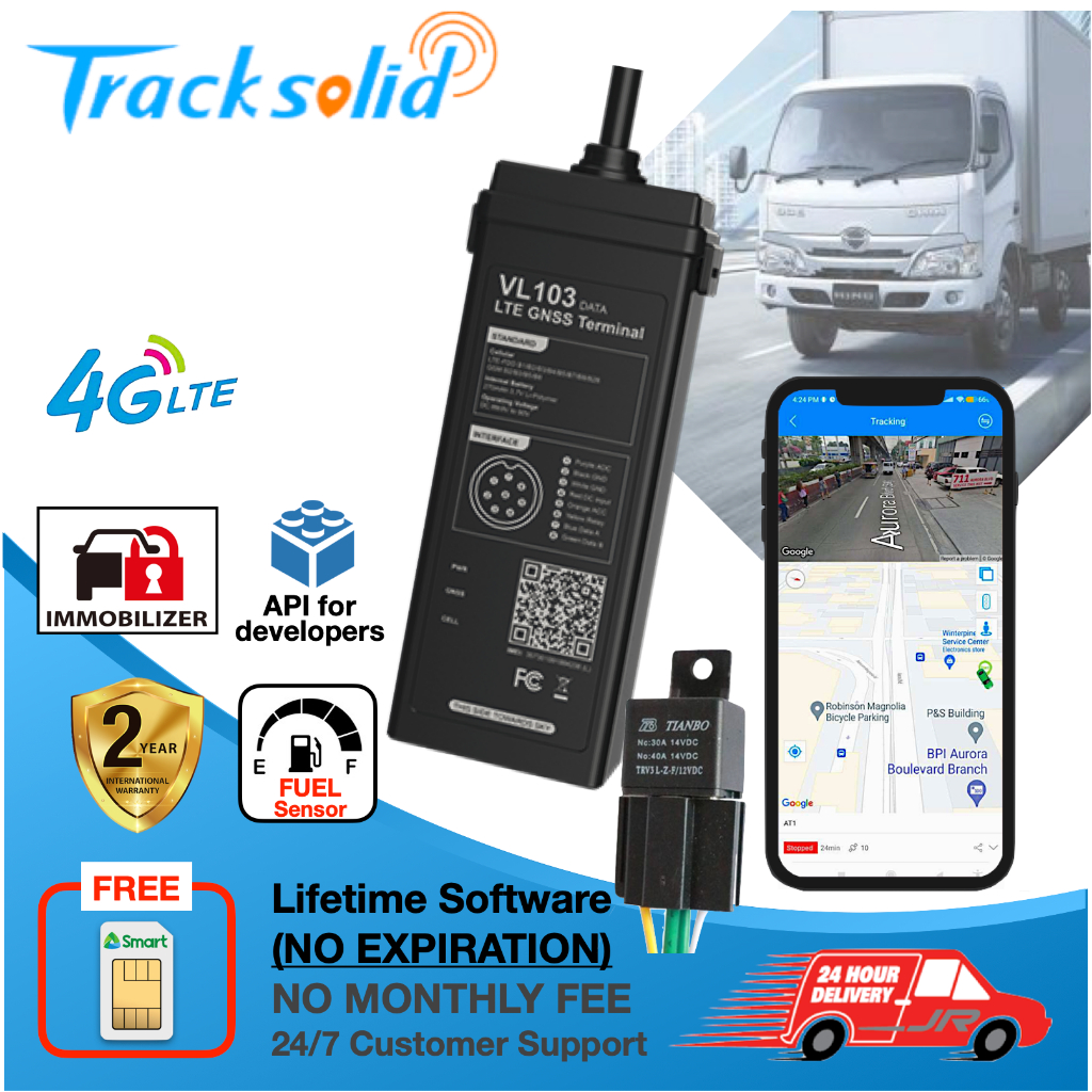 Jimi IoT VL103D 4G GPS Tracking Device Tracker (COMMERCIAL USE) on Car ...