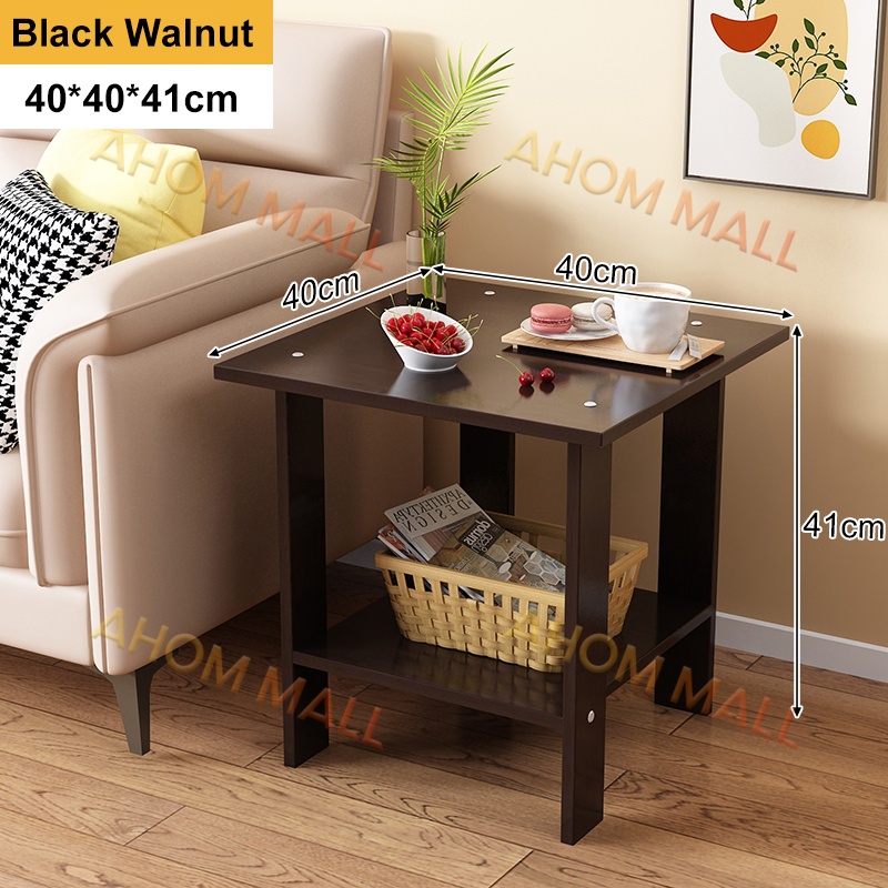 Nordic Bedside Table Small Square Desk Coffee Table Simple Sofa Side ...