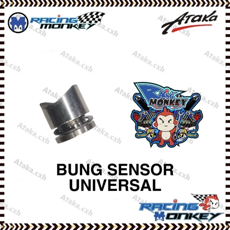 RACING MONKEY AFI EXHAUST PIPE NUT (BUNG SENSOR) UNIVERSAL | Shopee Philippines