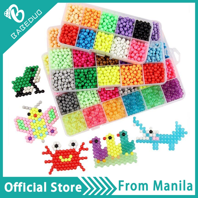 BABEDUO DIY Puzzle Aqua Water Magic Sticky Beads With Accessories Set ...