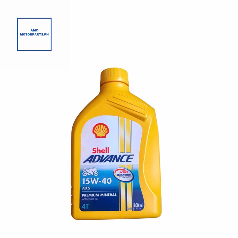 Shell Advance 4T Ax5 800ml | Shopee Philippines