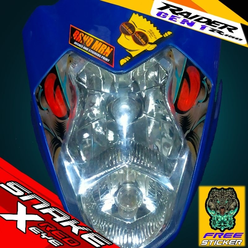 SUZUKI RAIDER GEN 1 WINKER EYE STICKER TINT PROTECTOR XSERIES DESIGN ...
