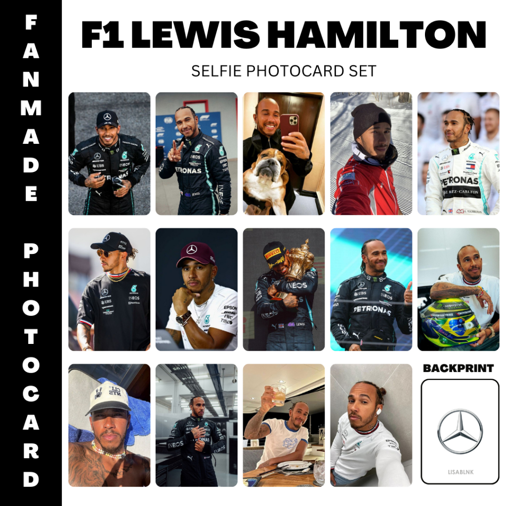 [2025 Updated] F1 Lewis Hamilton Selfie Fanmade Photocard | Shopee ...