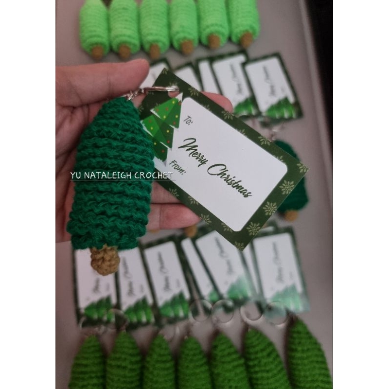 Christmas tree keychain with free tag | Shopee Philippines