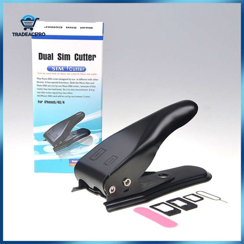 2 in 1 Nano Micro SIM Card Cutter Multi-function SIM Card Cutting Tool ...