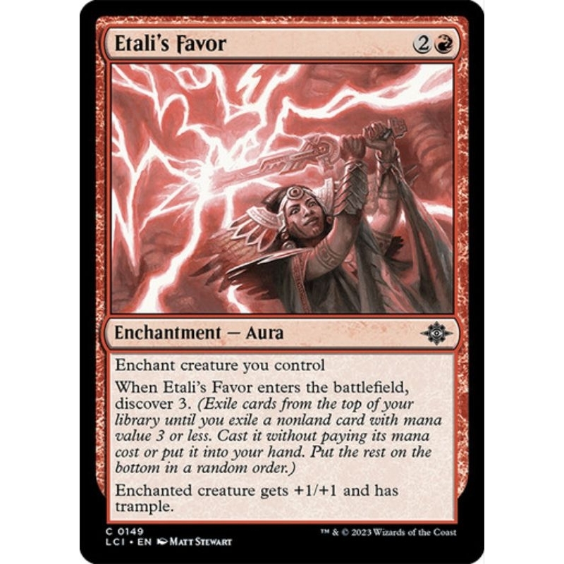 Etali's Favor - LCI - Common - MTG Cards (WotC) | Shopee Philippines