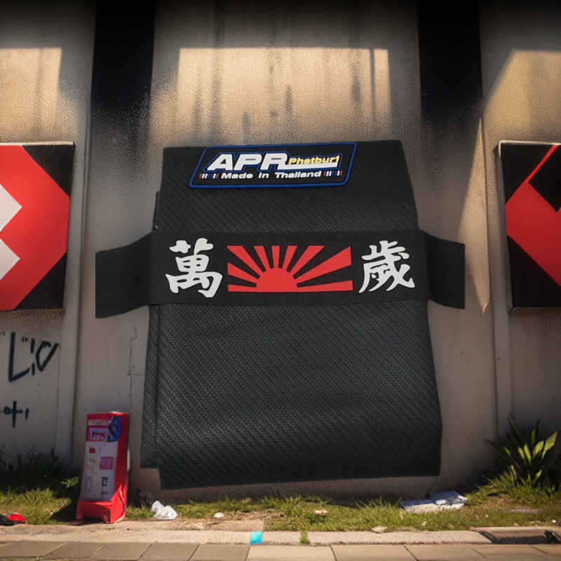 MOTORCYCLE APR SEAT COVER RUBBER LOGO 36INCHES-21INCHES WITH FREE ...