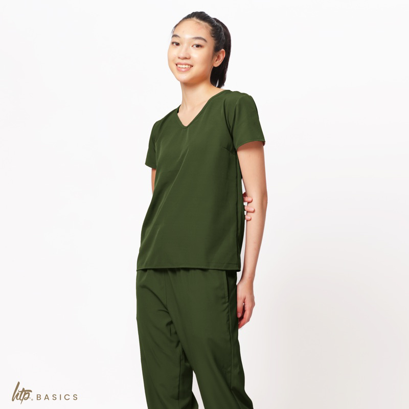 HTP Basics Women’s Unifit Scrub Suit/Scrubs for Nurse/Doctor Uniform ...