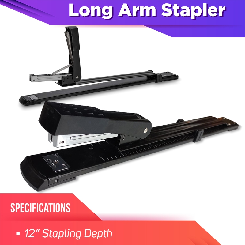 Long Arm Stapler Black / Silver ( Random Pick Only - no choosing of ...